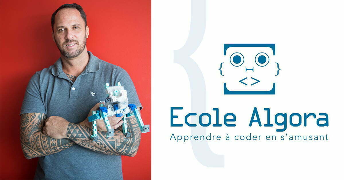 Avec Olivier de Algora Tahiti : apprendre la programmation en s’amusant - Hommes de Polynésie