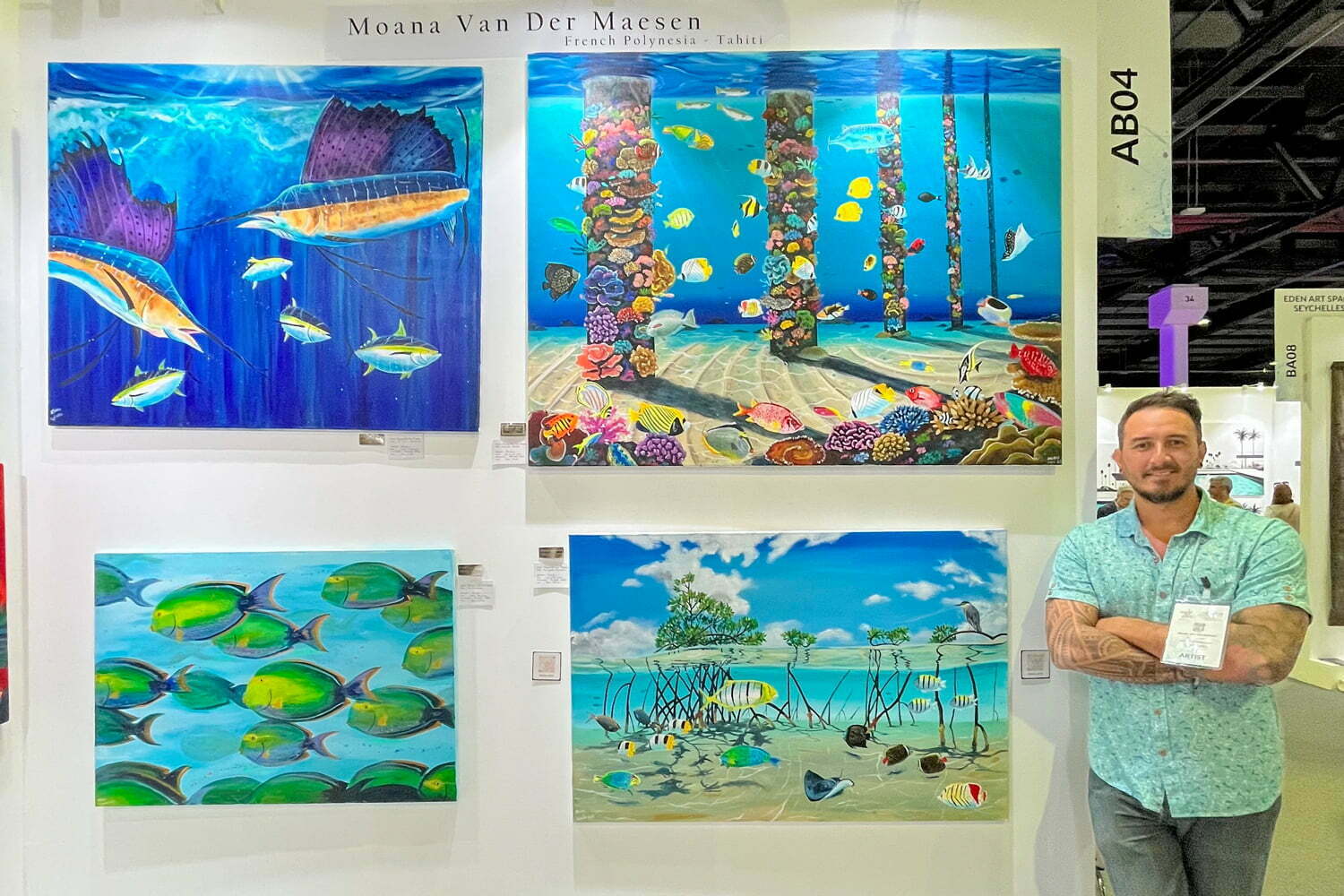 Moana Van Der Maesen, la peinture comme reflet de la beauté - Hommes de ...